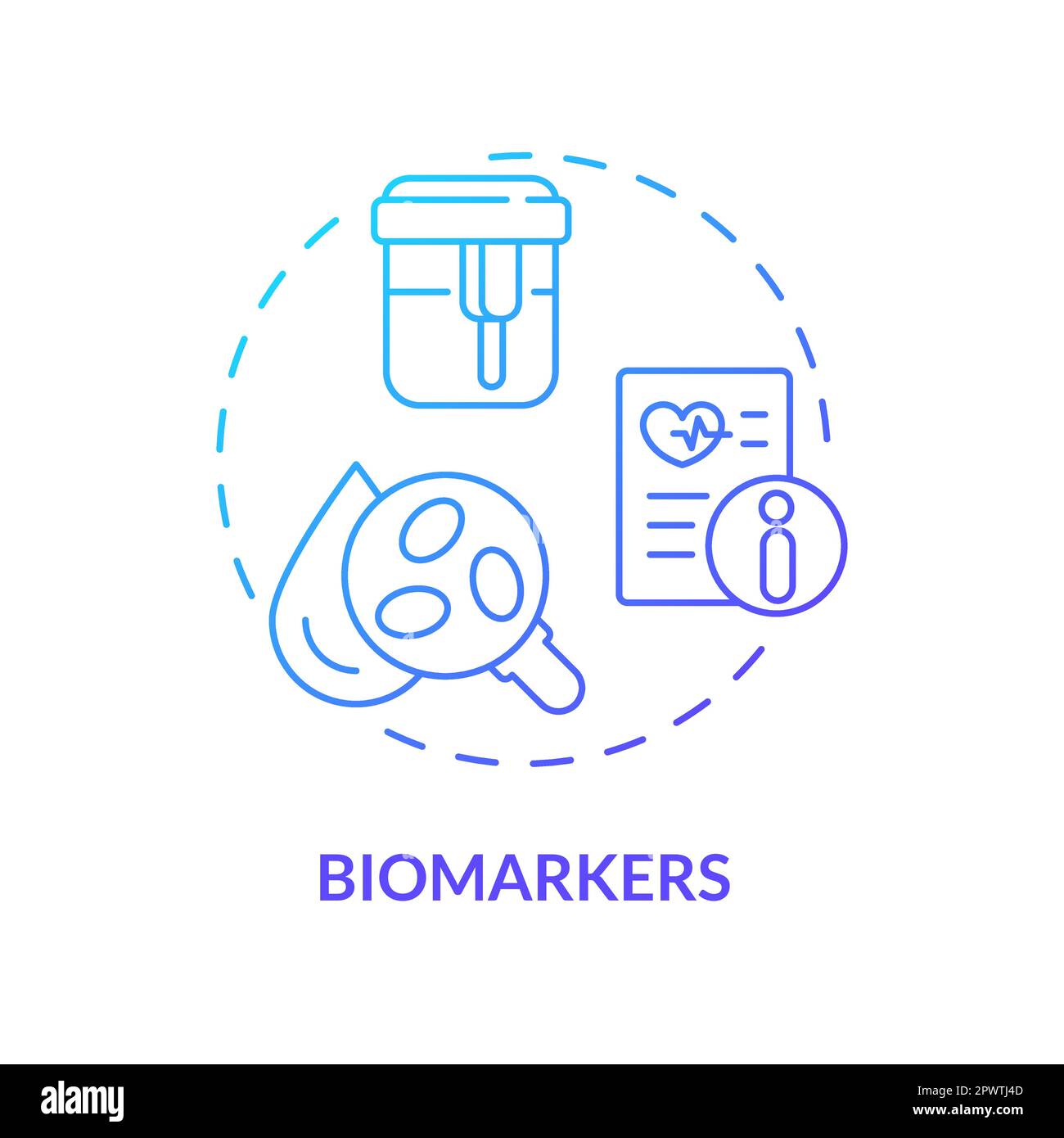 Biomarkers blue gradient concept icon Stock Vector Image & Art - Alamy Biomarkers blue gradient concept icon Stock Vector Image & Art - Alamy