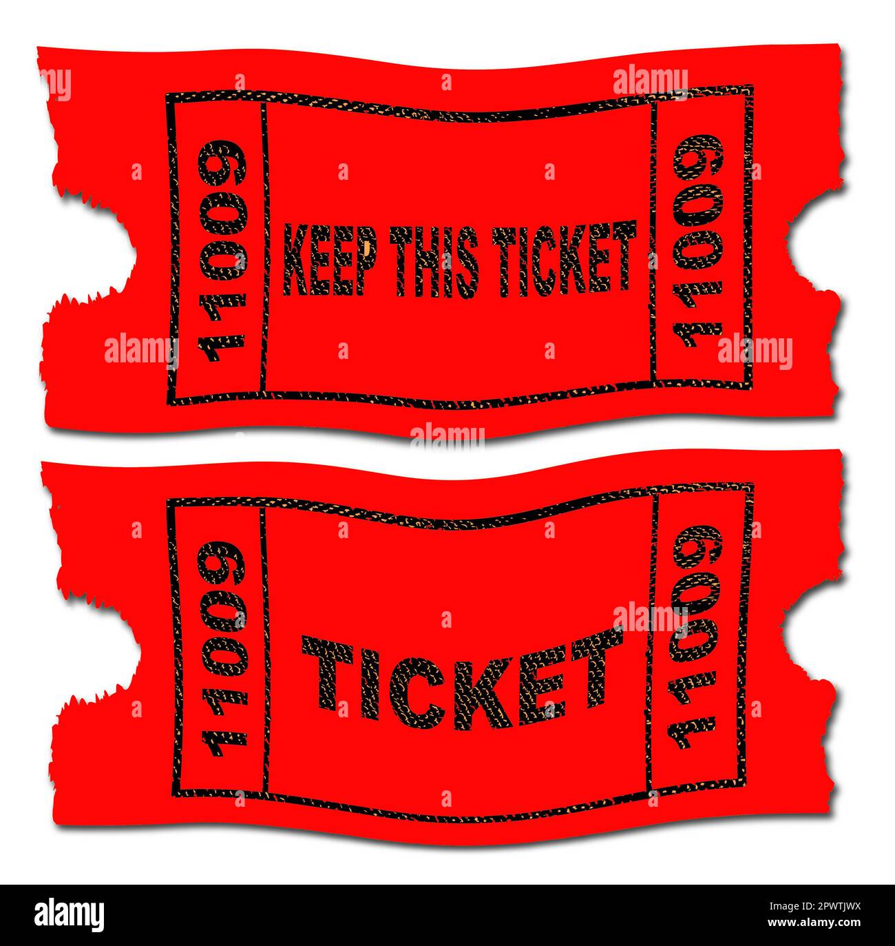 Raffle Tickets Cartoon