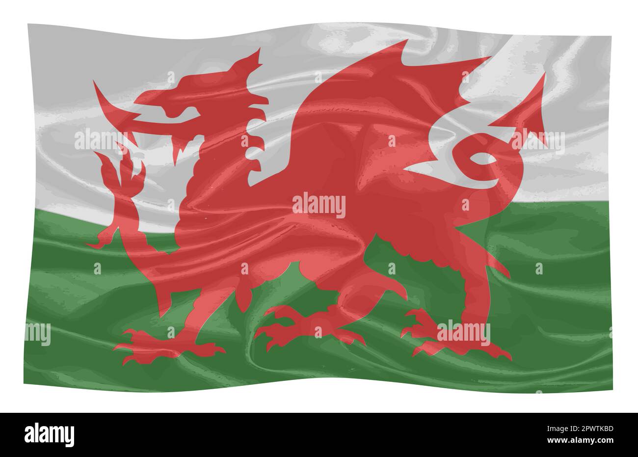 Red dragon of wales Cut Out Stock Images & Pictures - Alamy