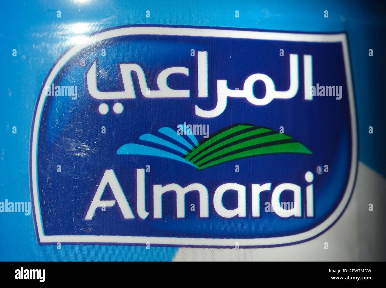 This image shows an Almarai logo in Cairo, Egypt, on Wednesday, April ...