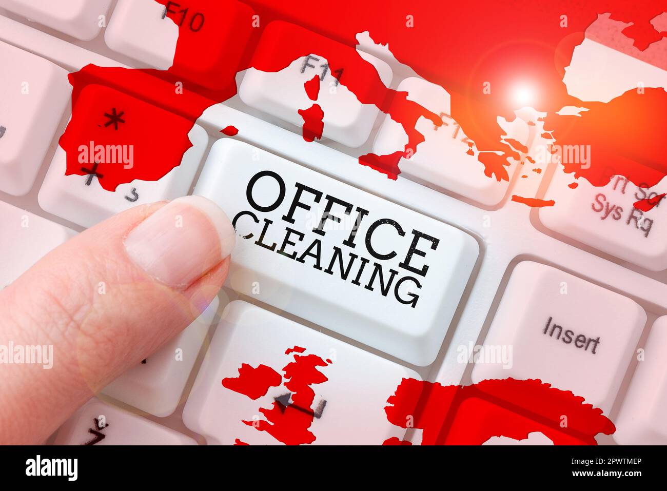 Inspiration showing sign Office Cleaning, Word for the action or ...