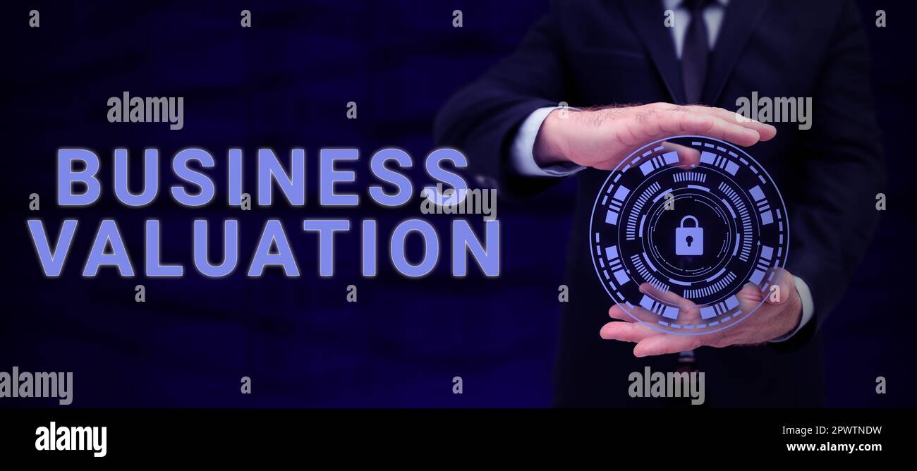 Text showing inspiration Business Valuation, Business overview ...