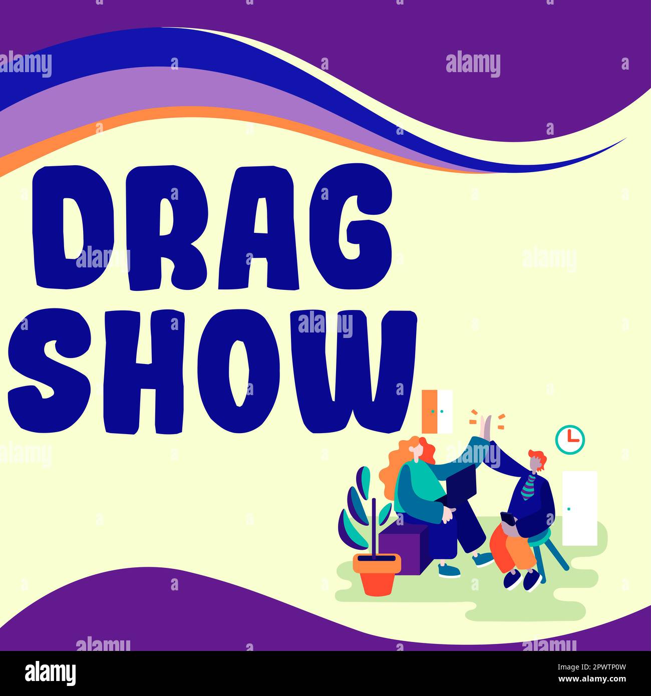 Text showing inspiration Drag Show, Concept meaning competitive event ...