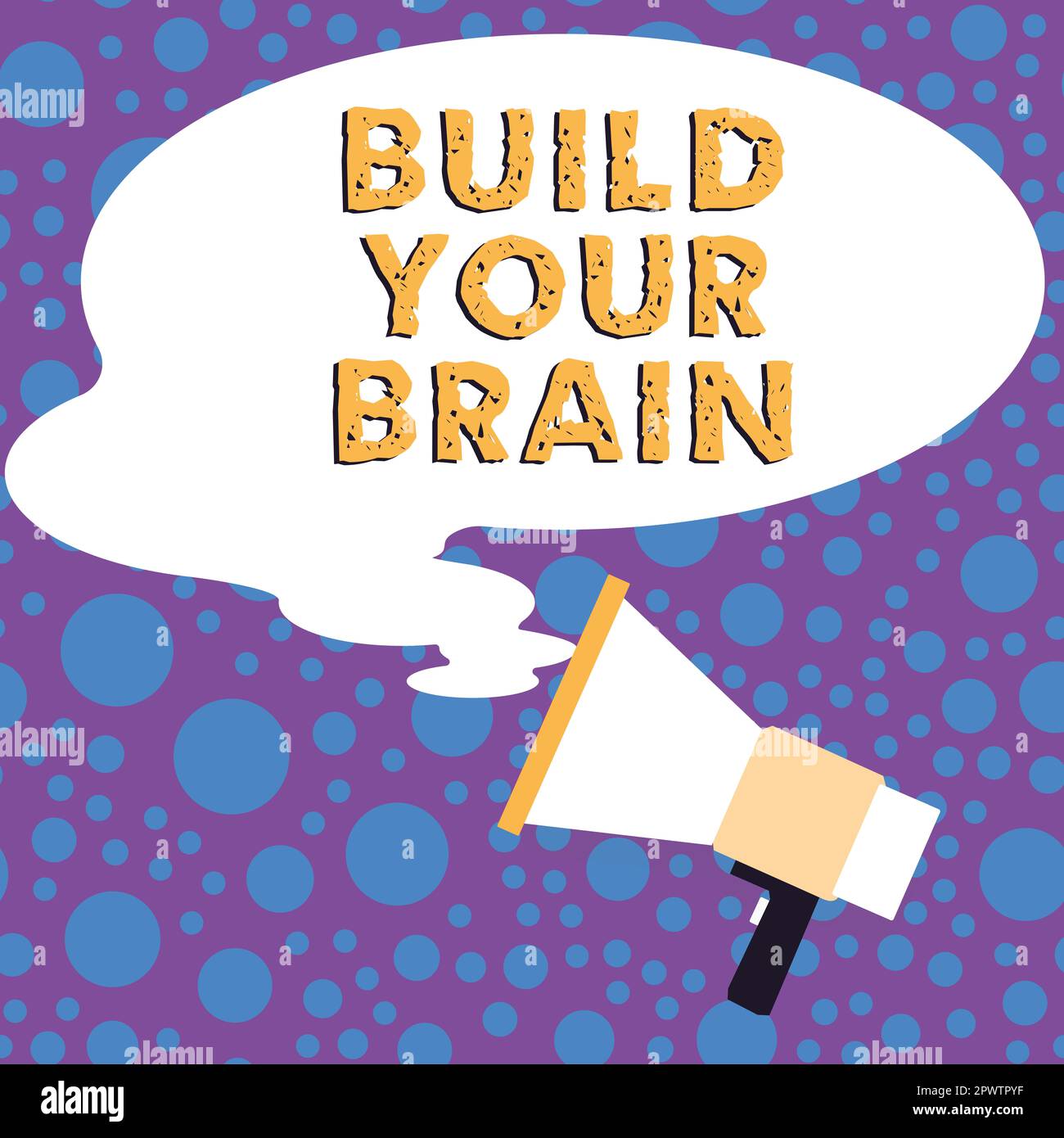 Text showing inspiration Build Your Brain, Business overview mental ...
