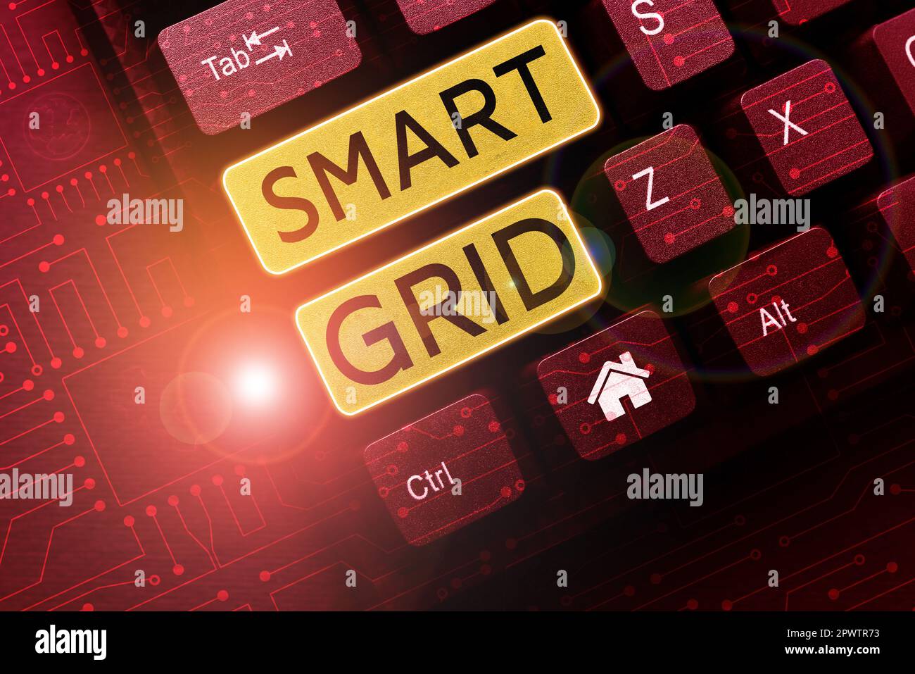 Text showing inspiration Smart Grid, Business concept includes of ...