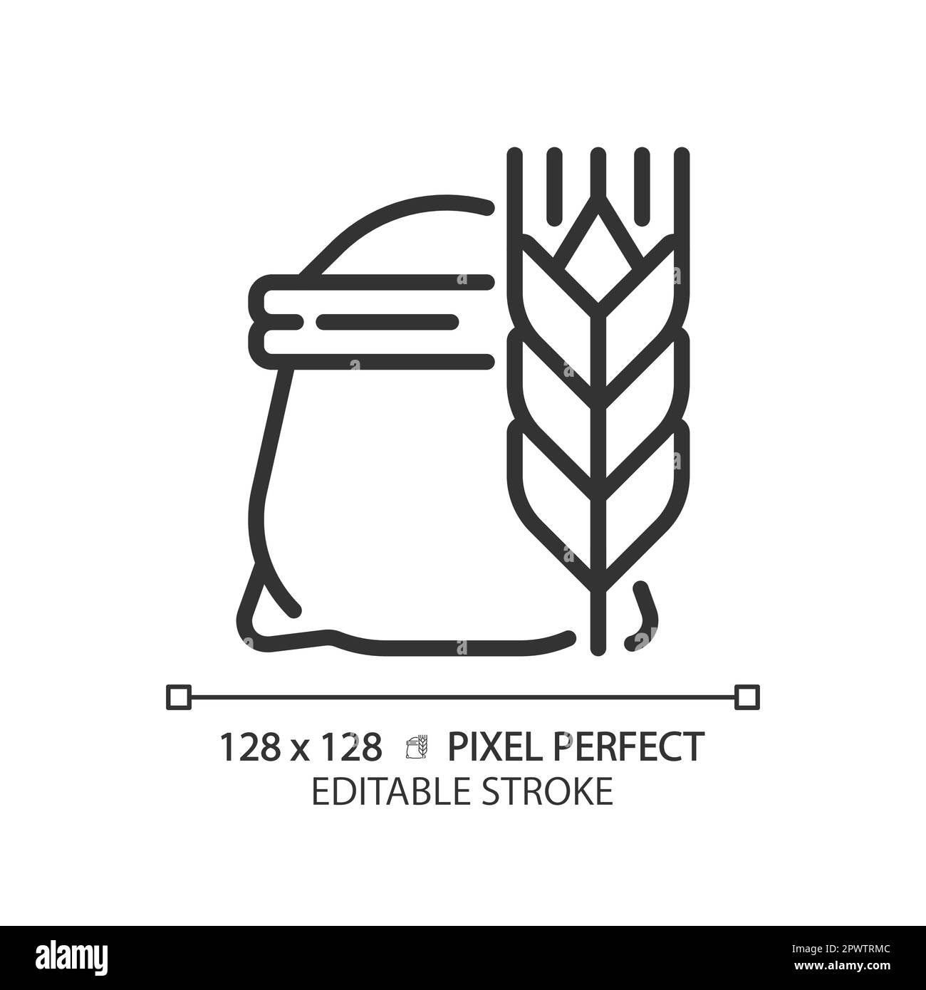 Flour pixel perfect linear icon Stock Vector Image & Art - Alamy Flour pixel perfect linear icon Stock Vector Image & Art - Alamy