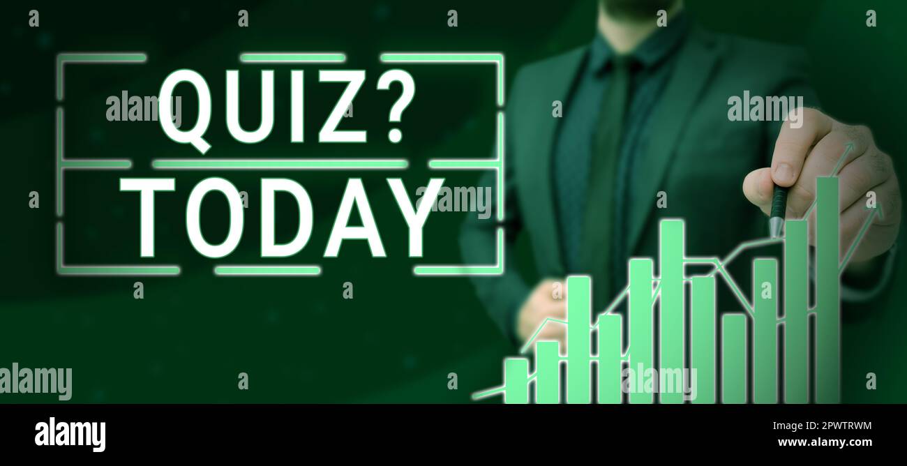 Hand writing sign Quiz, Internet Concept Short Tests Evaluation ...