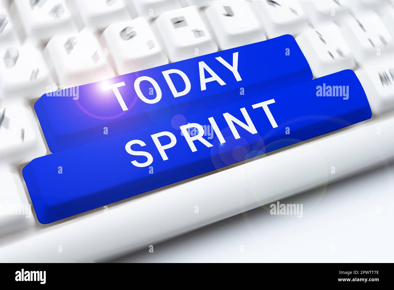 Text showing inspiration Sprint, Concept meaning to move at top speed ...