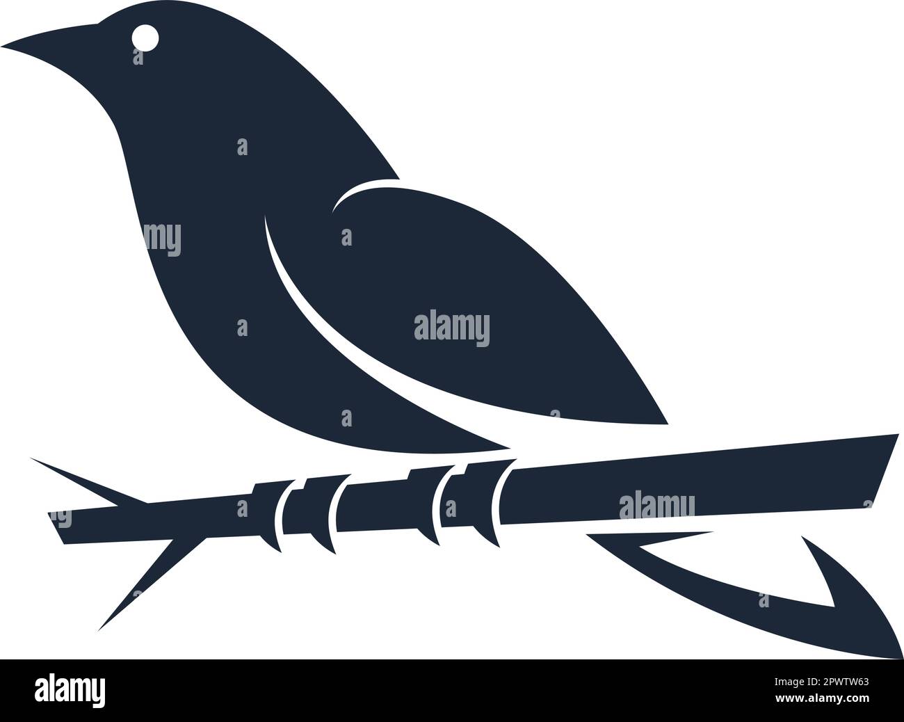 Finch icon logo design illustration Stock Vector Image & Art - Alamy