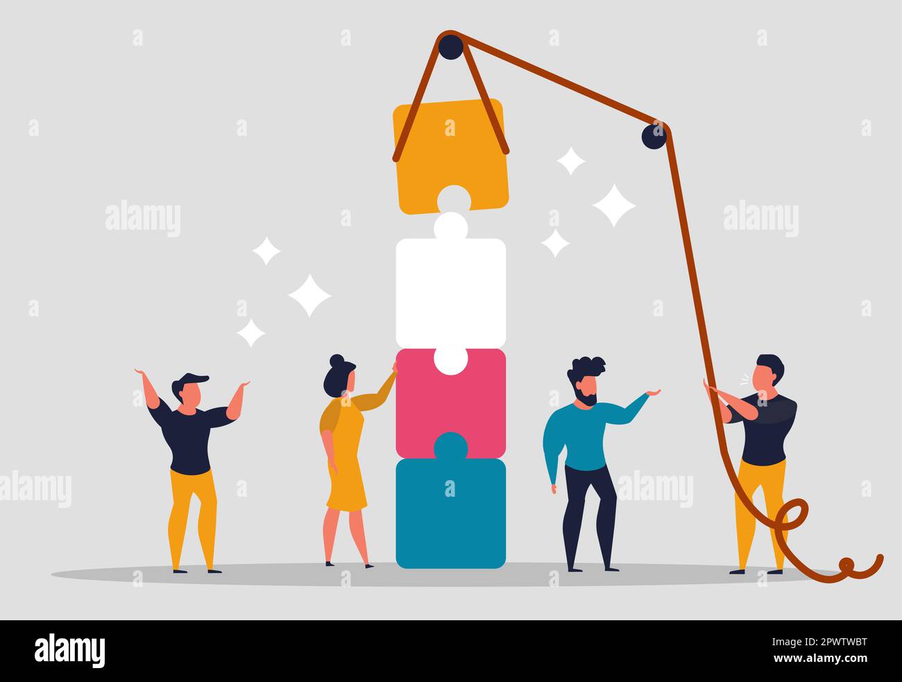 Employee bonding Stock Vector Images - Alamy