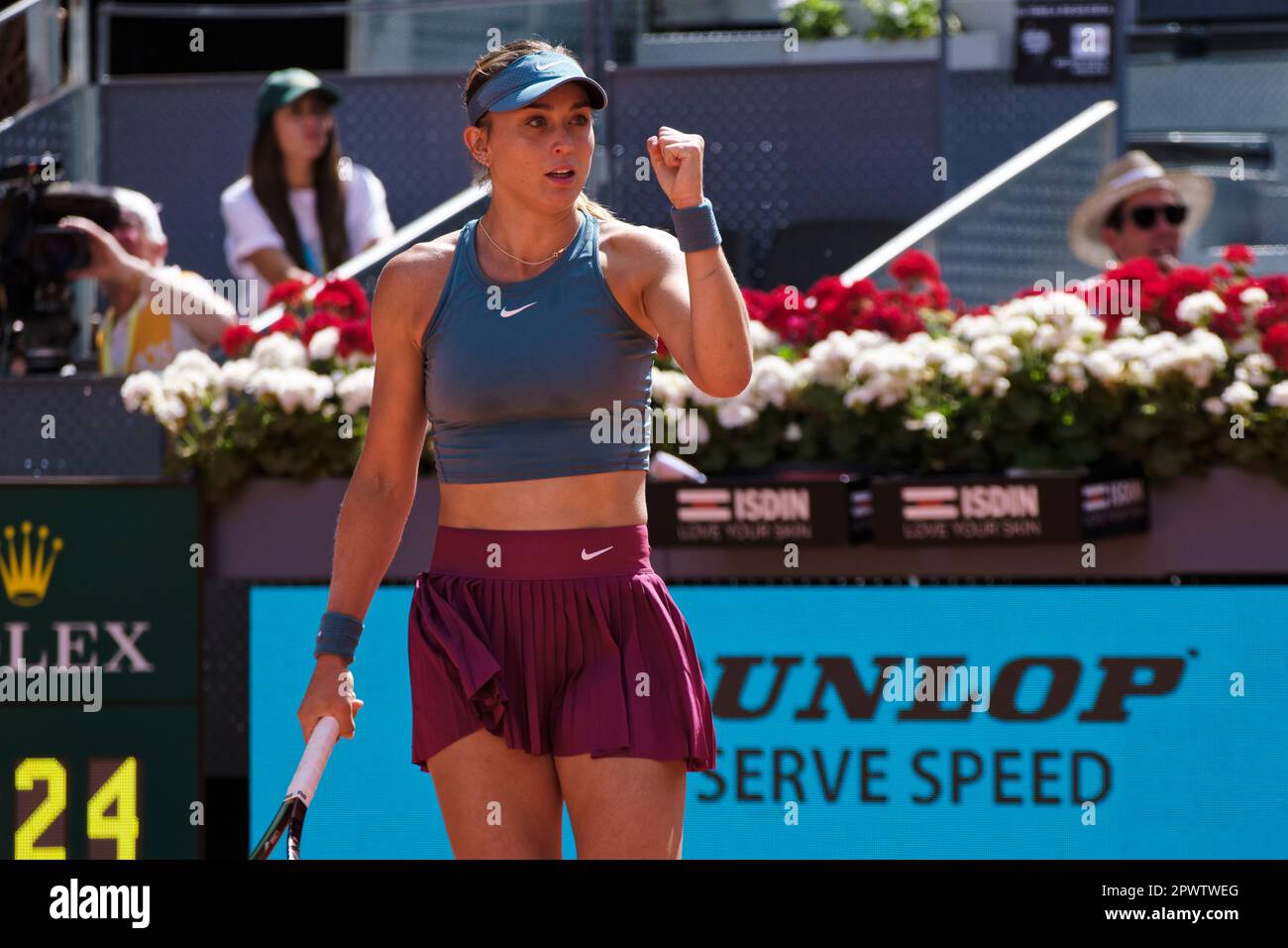 Paula badosa esp v maria sakkari gre hi-res stock photography and ...