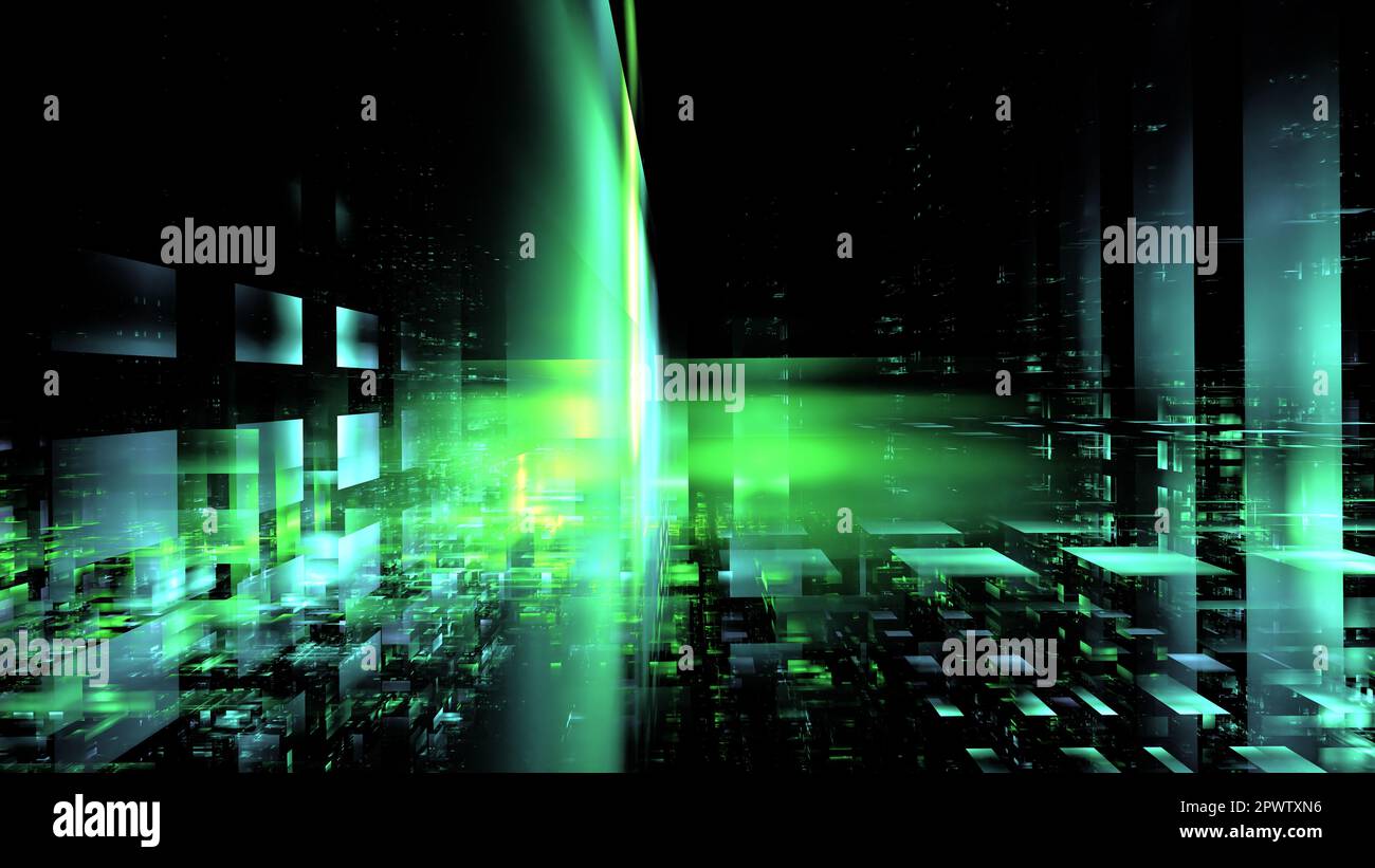 Modern digital technologies, cloud computing. Digital space ...