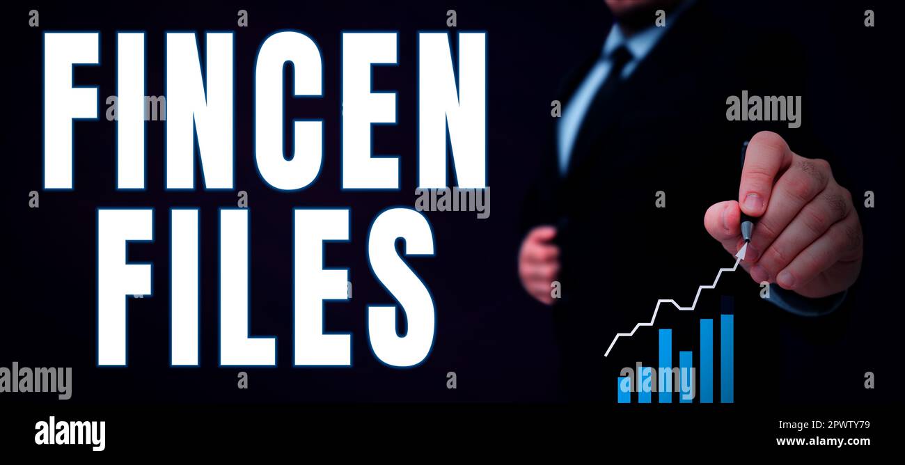 Conceptual caption Fincen Files, Business idea Transactions in ...