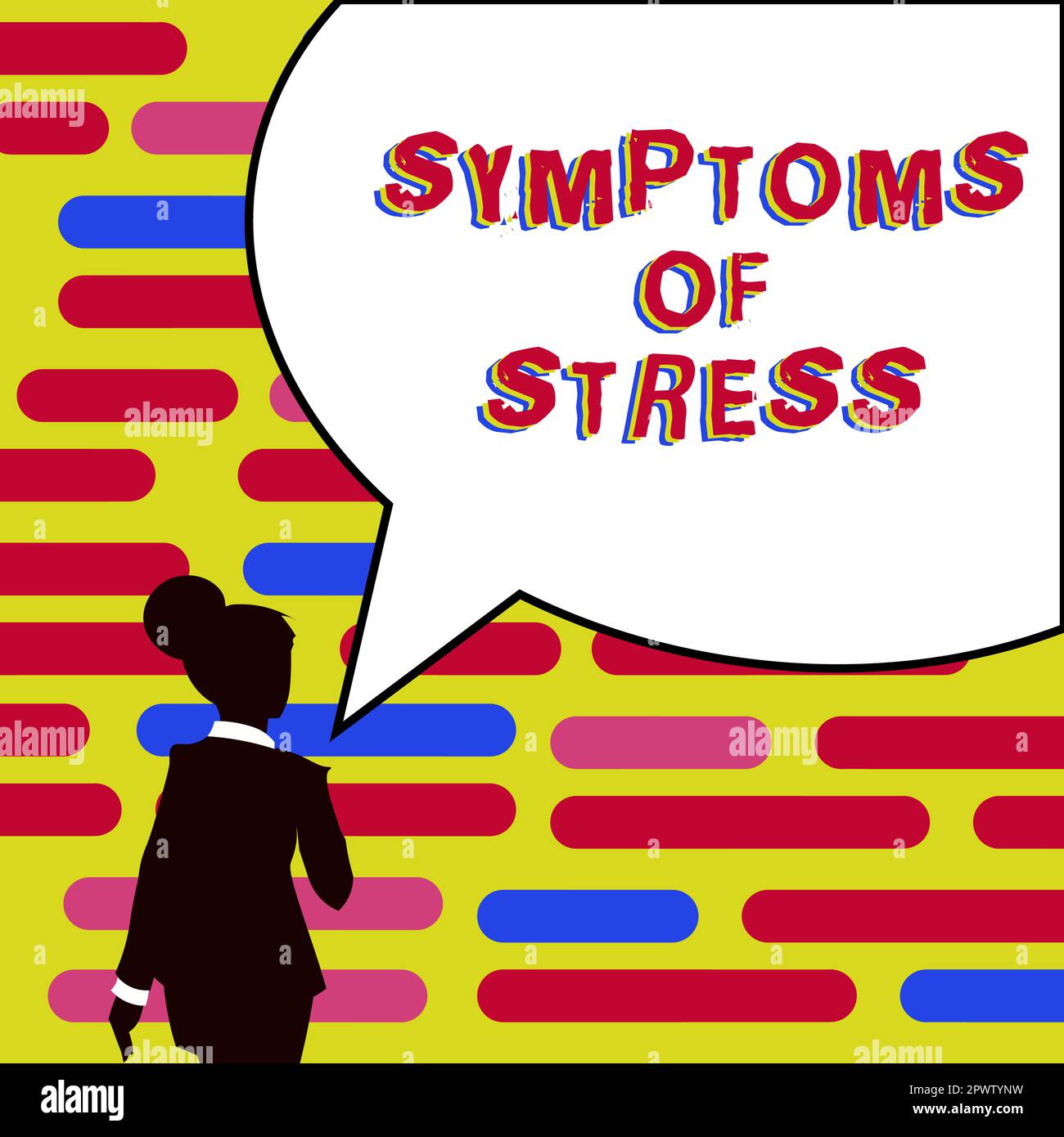 Inspiration showing sign Symptoms Of Stress, Word for serving as ...