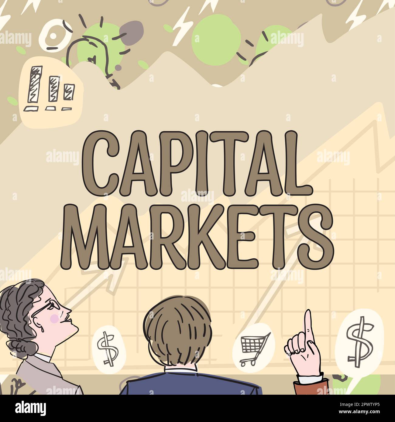 Hand writing sign Capital Markets, Word for Allow businesses to raise ...