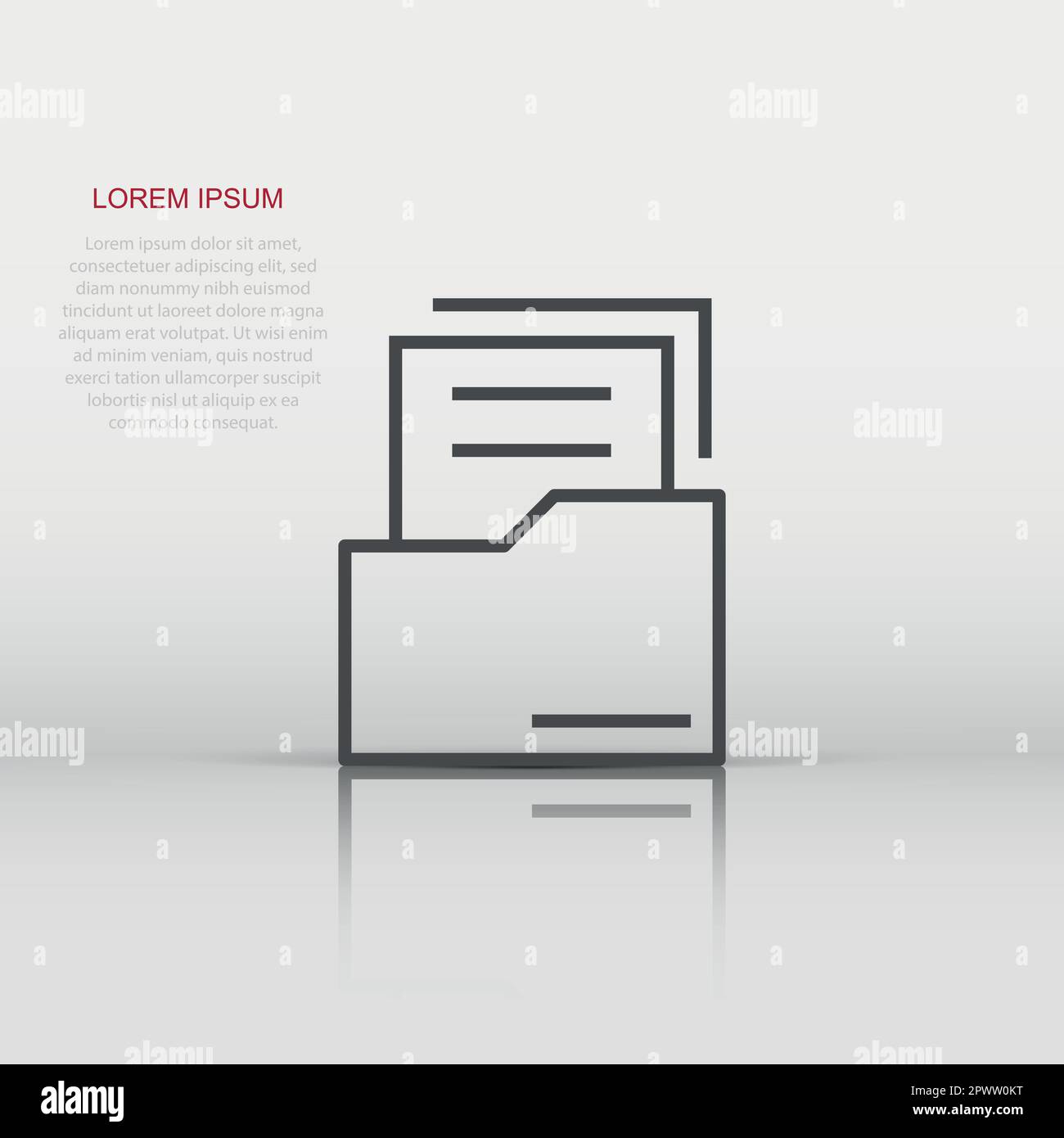 Nurse file in folder Stock Vector Images - Alamy