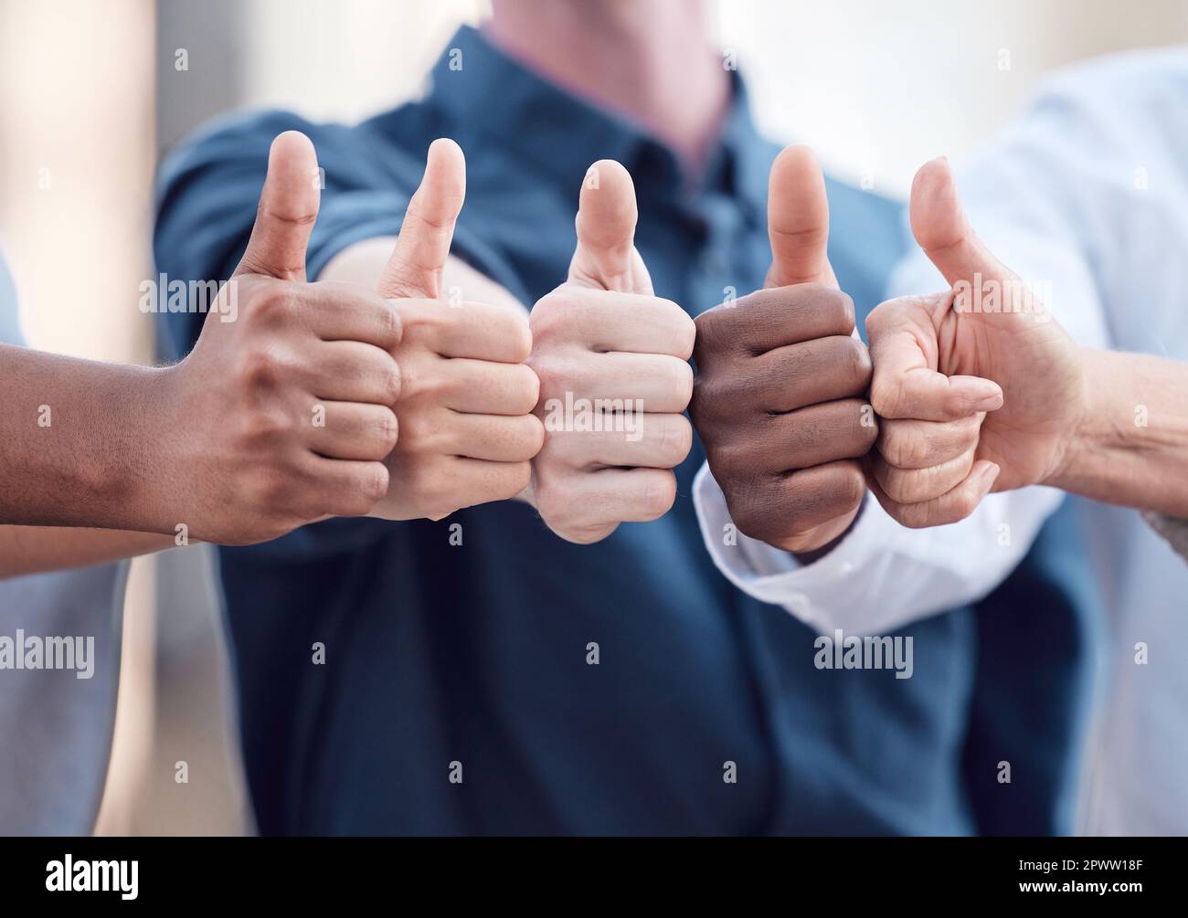 We are more powerful together. a group of unrecognizable businesspeople ...
