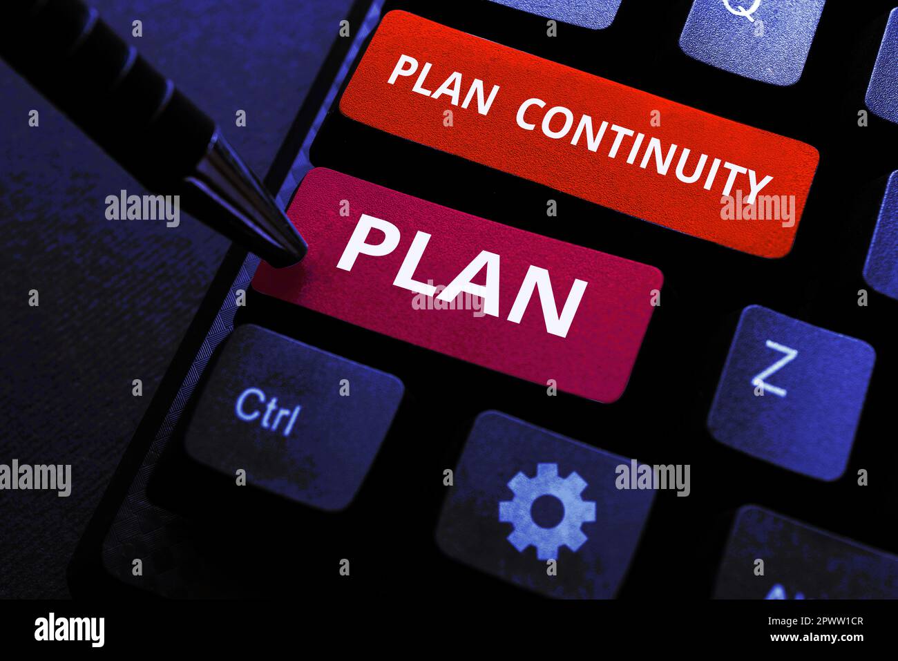 Sign displaying Business Continuity Plan, Business idea creating ...