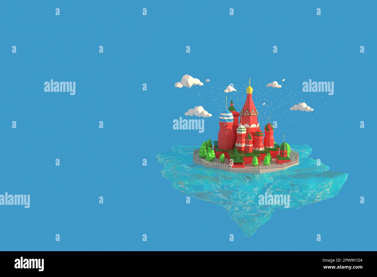 Russia polygonal map hi-res stock photography and images - Alamy