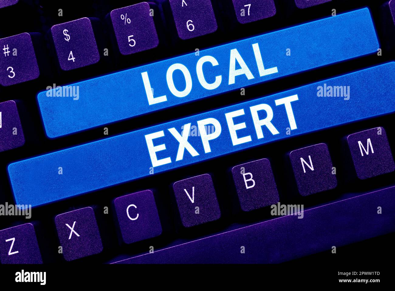 Inspiration showing sign Local Expert, Business overview offers ...