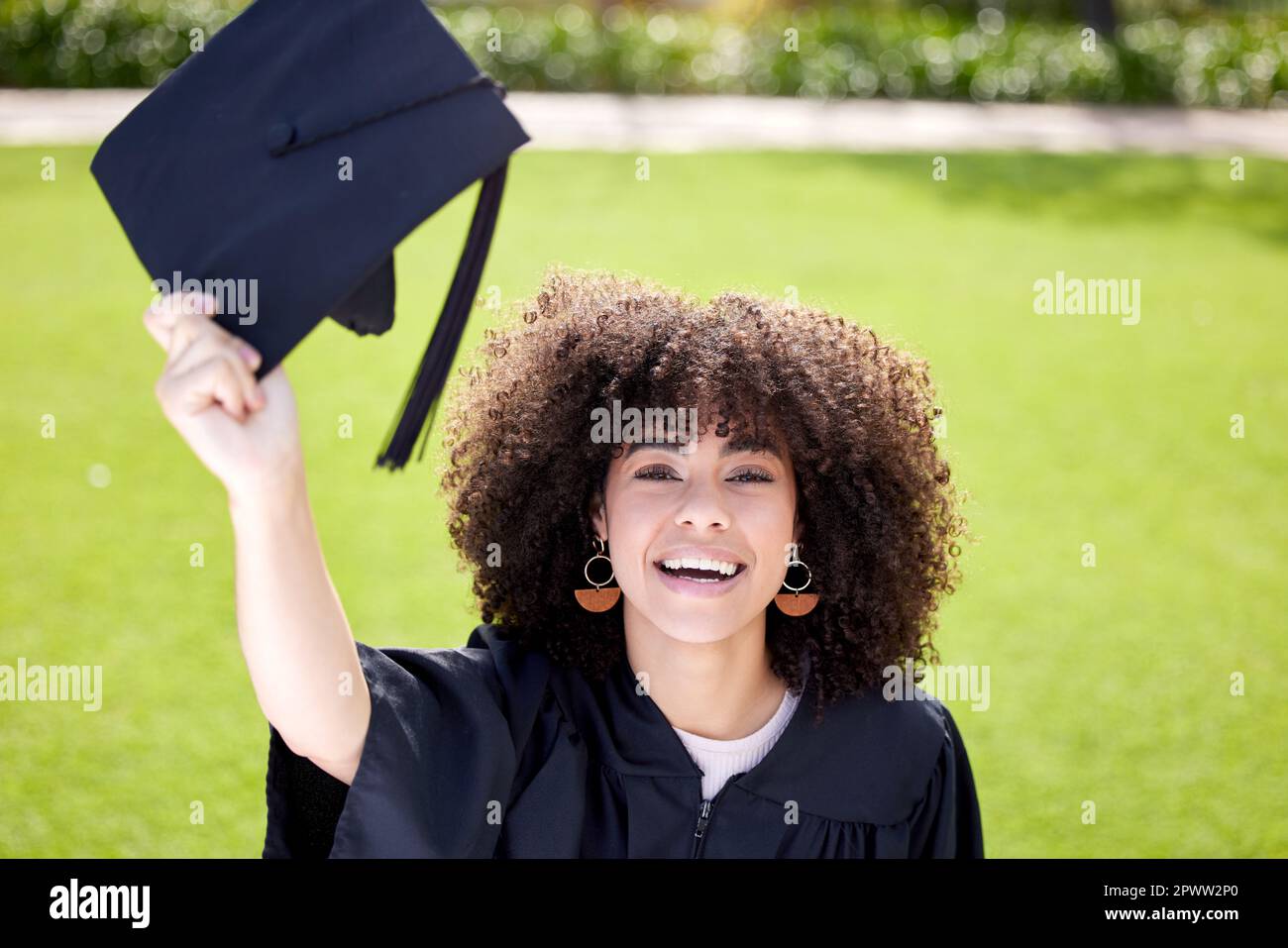 Fulfil your own purpose and potential. Portrait of a young woman ...