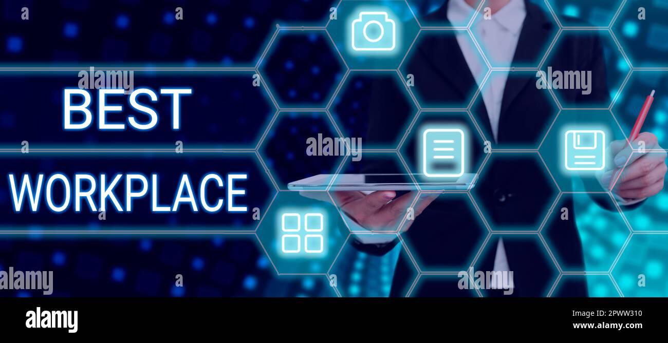 Conceptual display Best Workplace, Word for Ideal company to work with ... Conceptual display Best Workplace, Word for Ideal company to work with ...