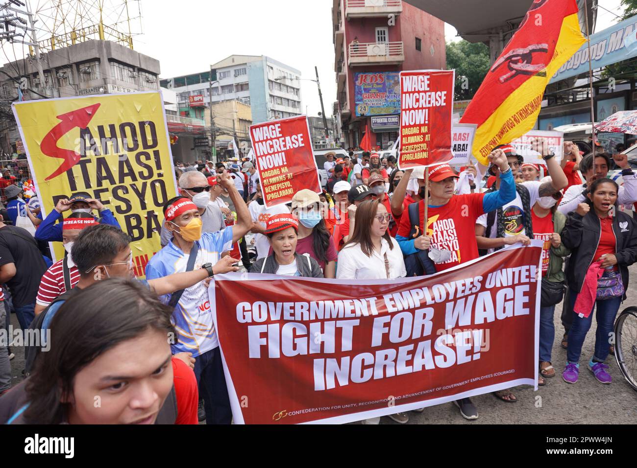 Manila, Philippines. 01st May, 2023. Various Filipino labor groups and ...