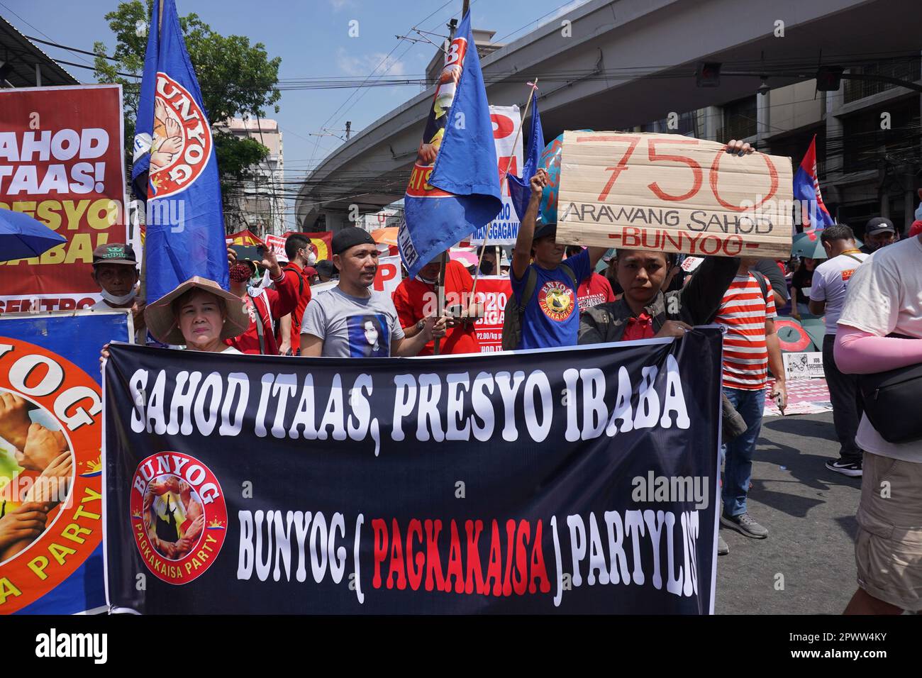 Manila, Philippines. 01st May, 2023. Various Filipino labor groups and ...