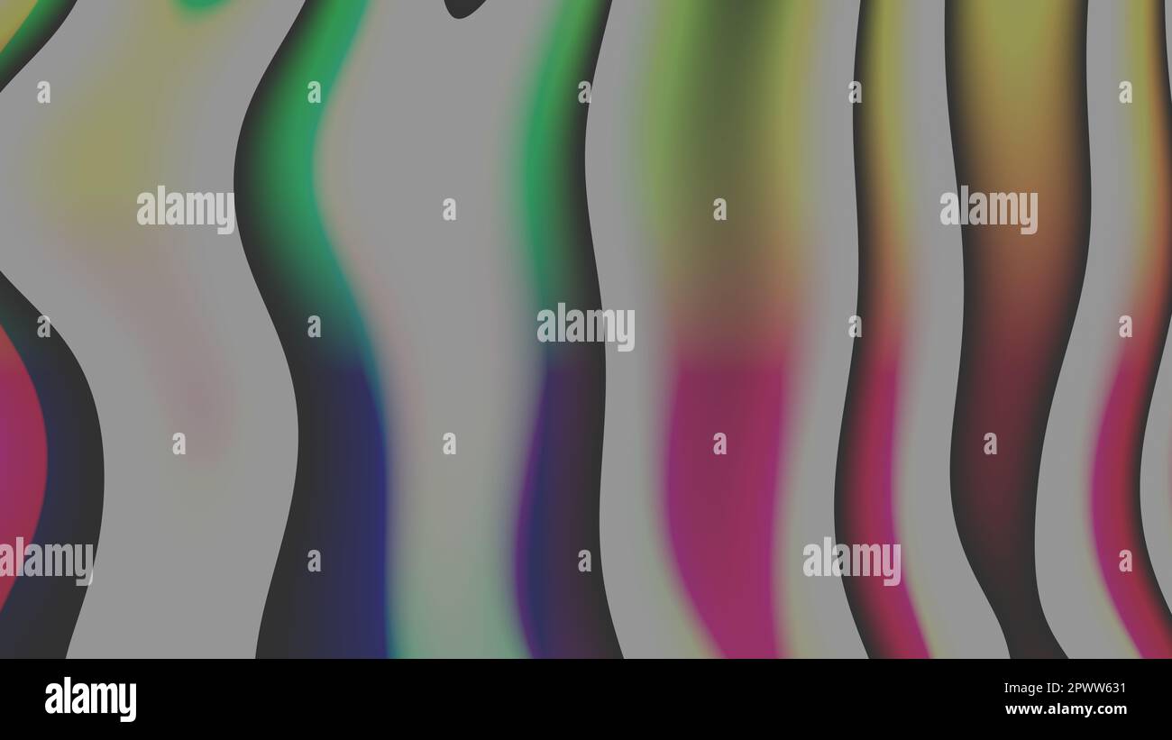 Curve shape. Vintage color gradient animation background. 3D render ...