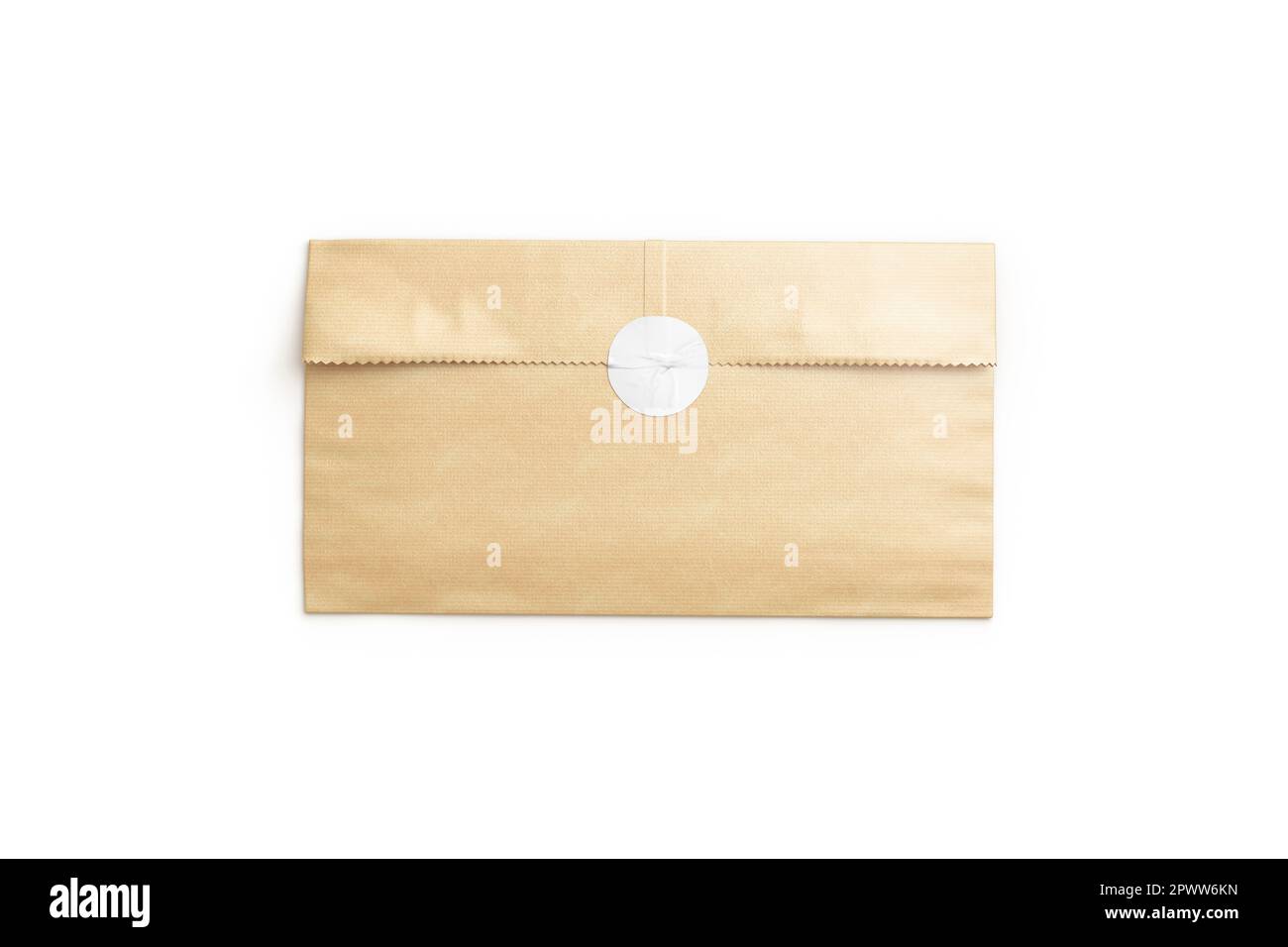 Kraft paper bag sticker isolated hi-res stock photography and images ...