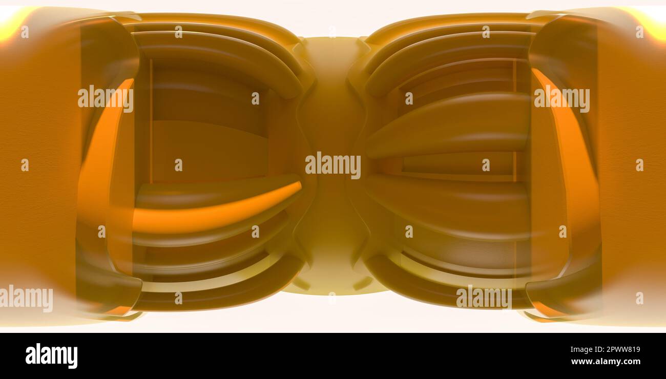 3d illustration, 3d rendering, vr 360 panorama abstract images of the ...