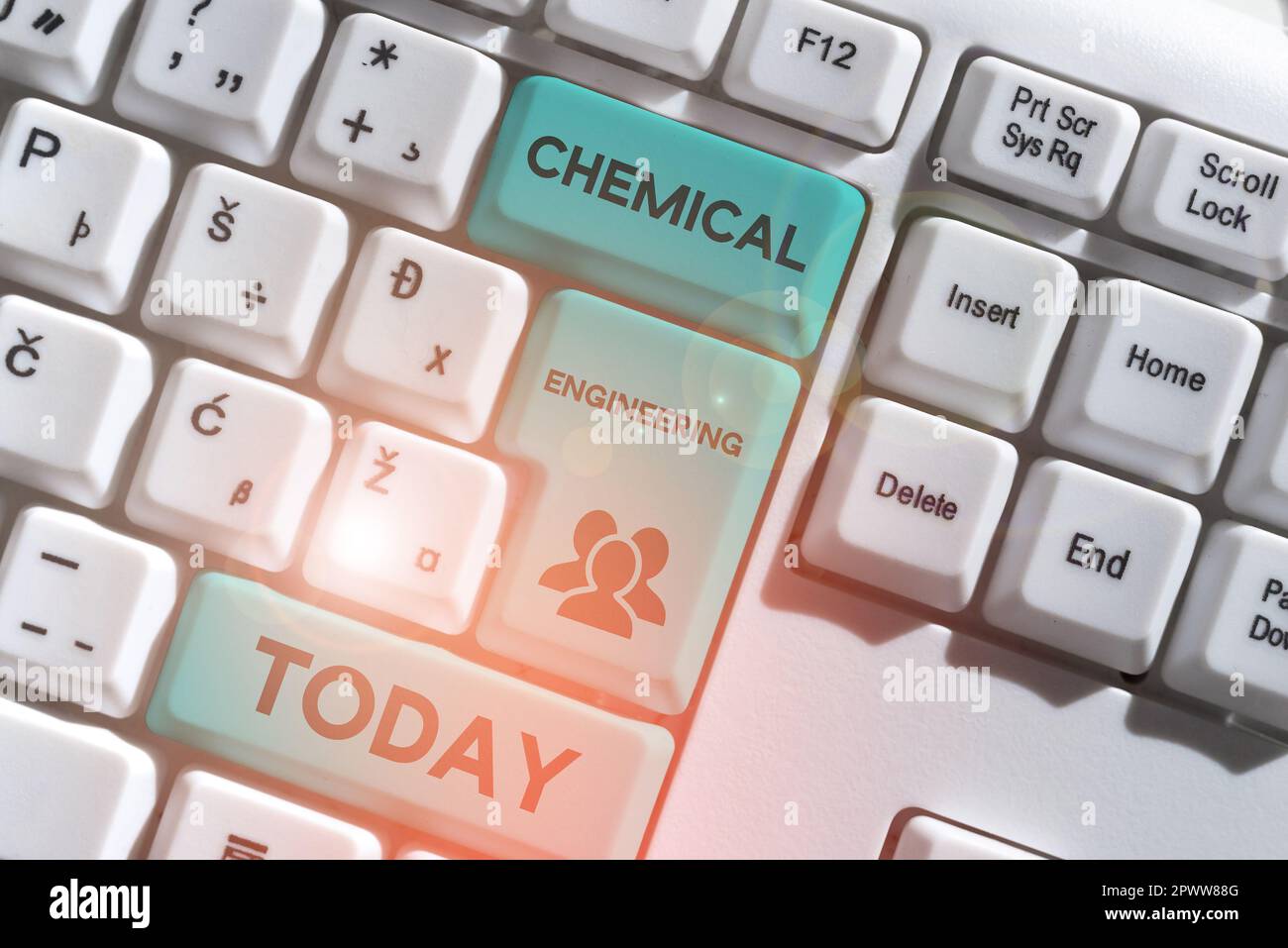 Text sign showing Chemical Engineering, Business approach developing ...