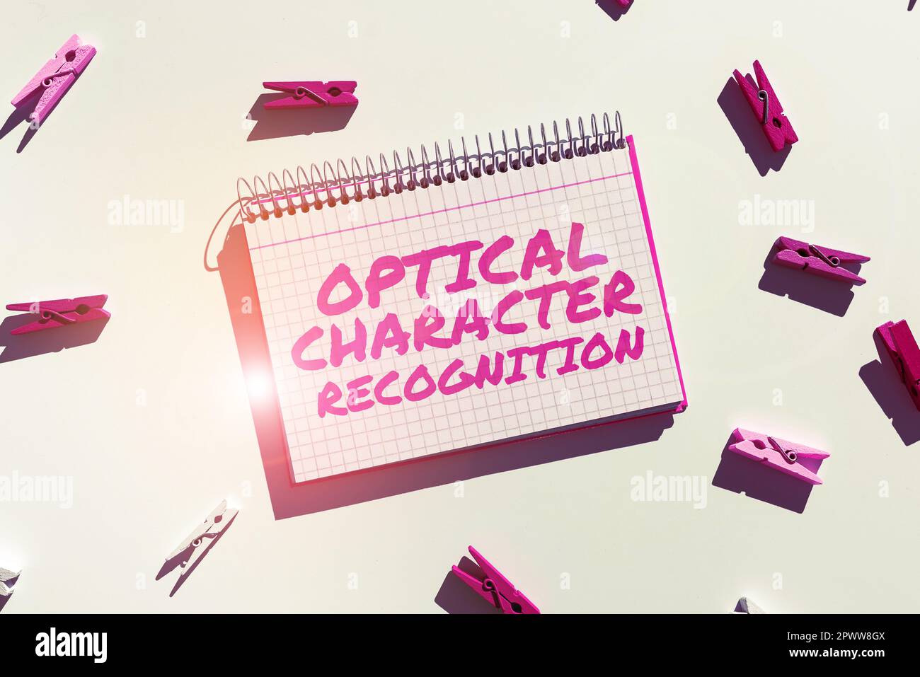 Hand Writing Sign Optical Character Recognition Internet Concept The