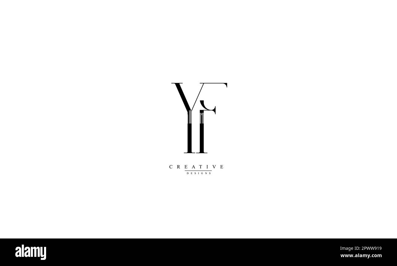 YF FY Y F abstract vector logo monogram template Stock Vector Image ...
