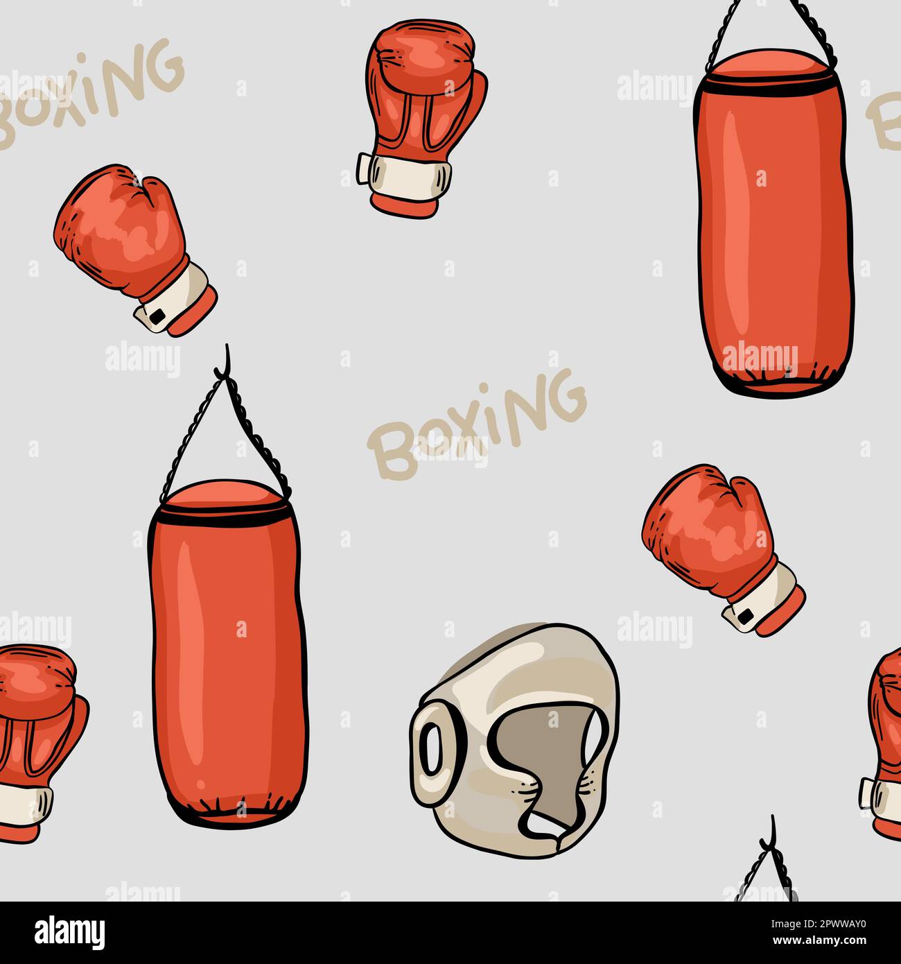 Hand fist glove front Stock Vector Images - Alamy