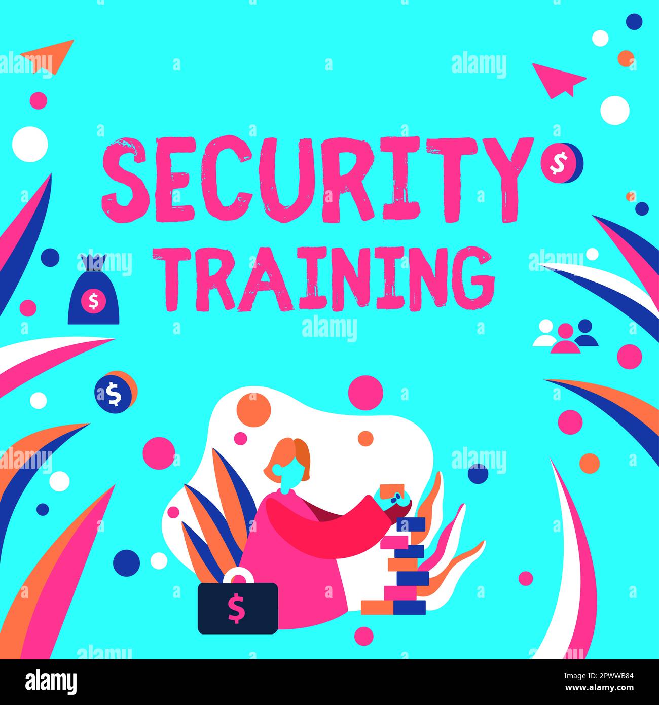 Conceptual display Security Training, Word for providing security ... Conceptual display Security Training, Word for providing security ...
