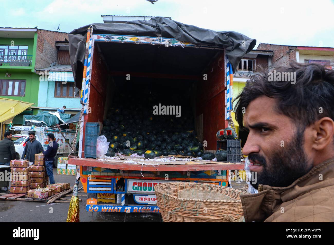 May 1, 2023, Srinagar, Jammu and Kashmir, India: Traders are seen ...
