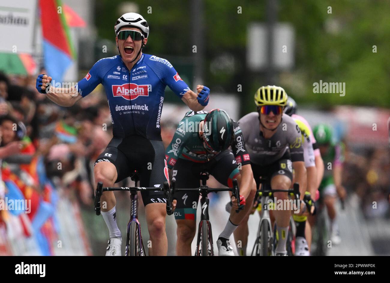 Hesse, Frankfurt/Main, Germany. 01 May 2023. Cycling: UCI WorldTour ...