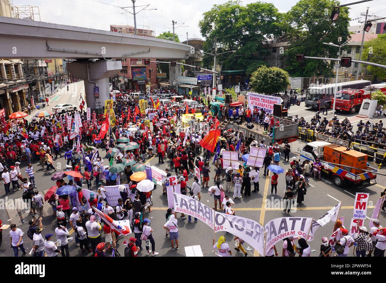 Manila, Philippines. 01st May, 2023. Various Filipino labor groups and ...