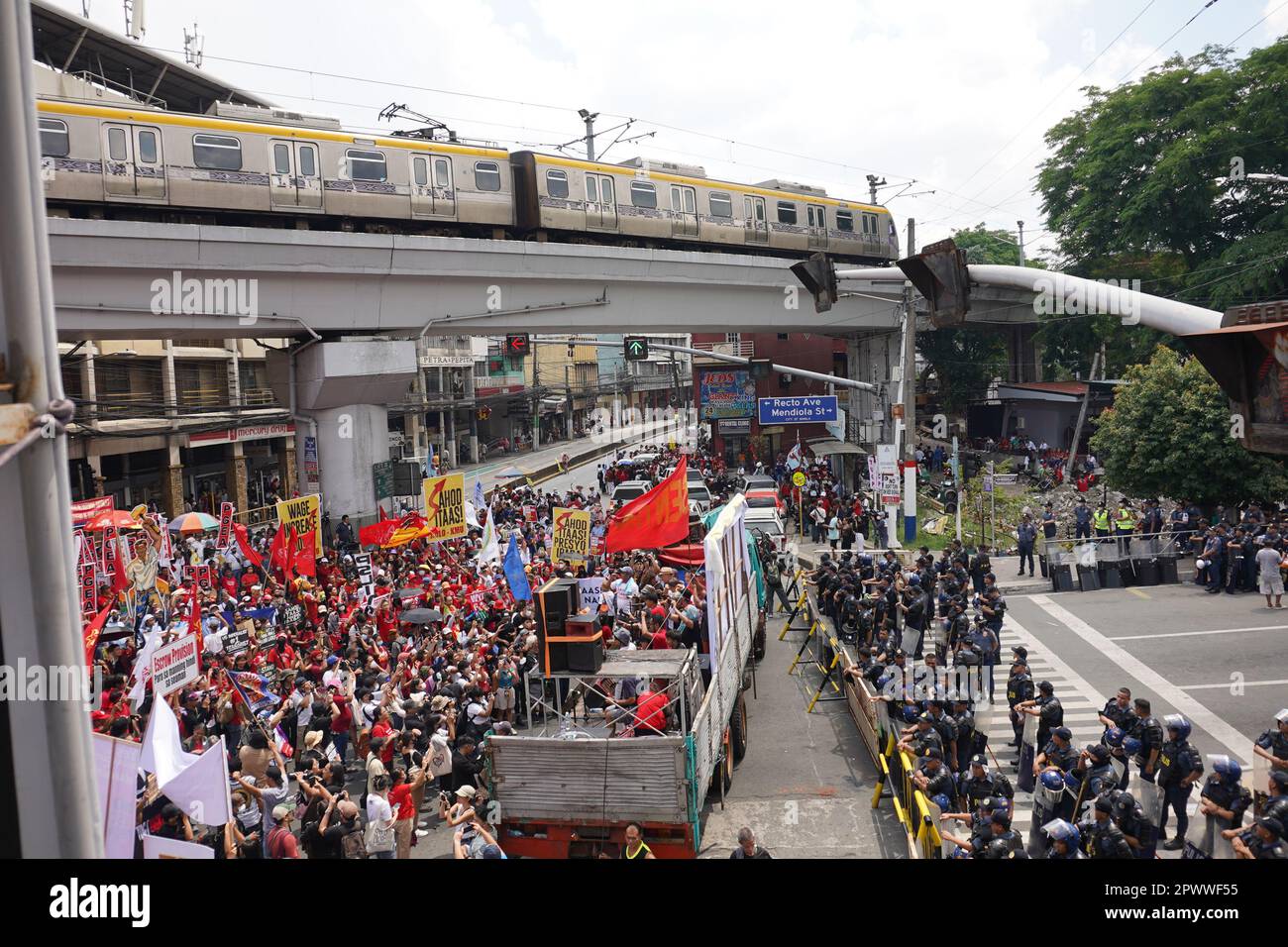 Manila, Philippines. 01st May, 2023. Various Filipino labor groups and ...