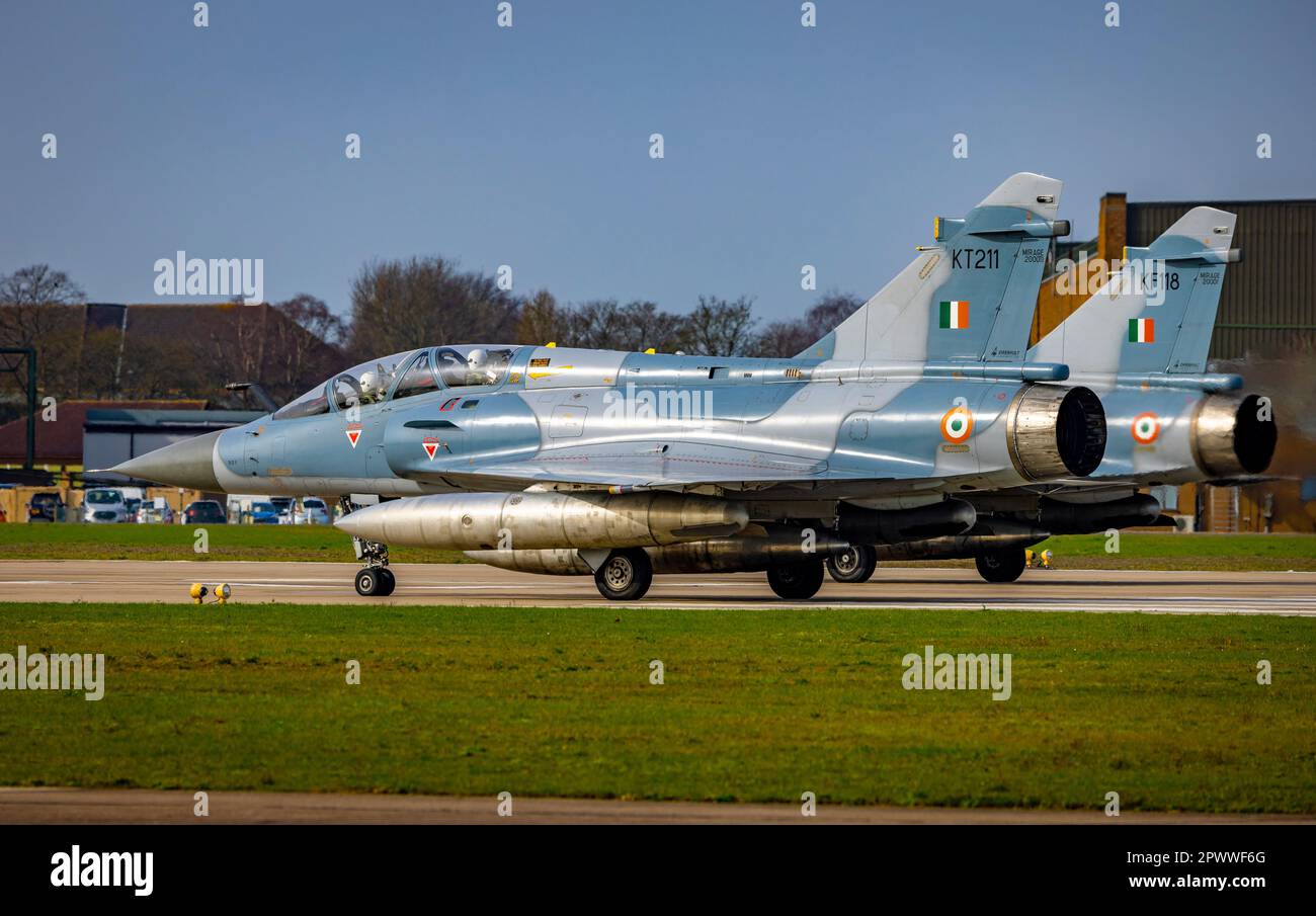 Fast Jet Movements at RAF Waddington during Exercise Cobra Warrior 23-1 ...