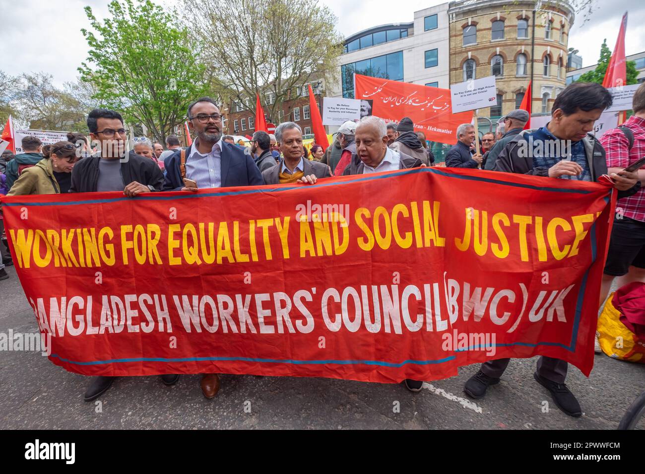 London, UK. 1 May 2023. Bangladeshi Workers' Council. Several thousand ...
