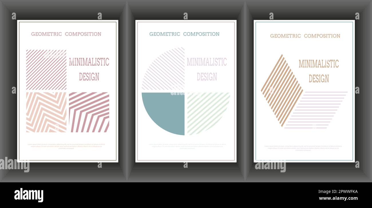 Abstract pattern. Template for the design of banners, posters and ...