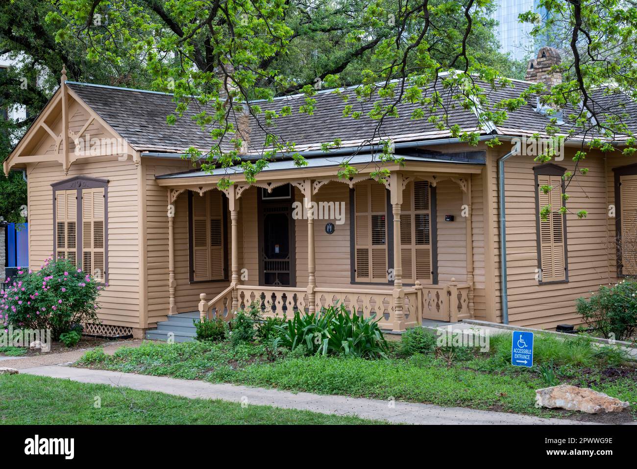 Home of William Sidney Porter, AKA O. Henry in Austin Texas Stock Photo ...