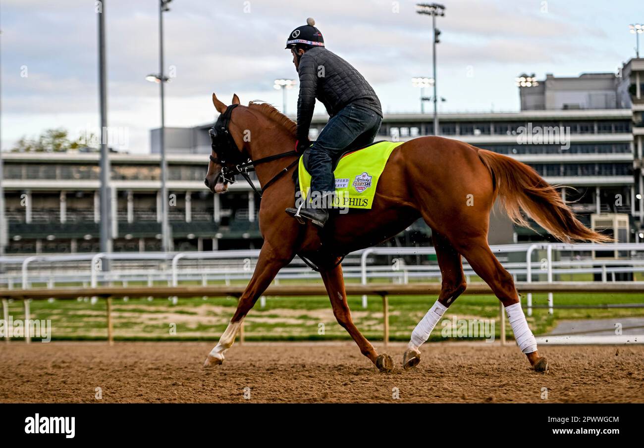 May 1, 2023, Louisville, KY, USA: Two Phils, trained by Larry Rivelli ...