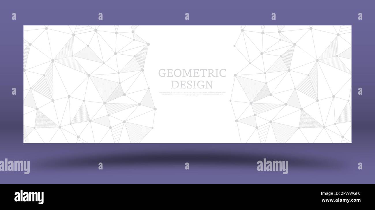 Abstract triangle design. Templates for creative design. Layout of the ...