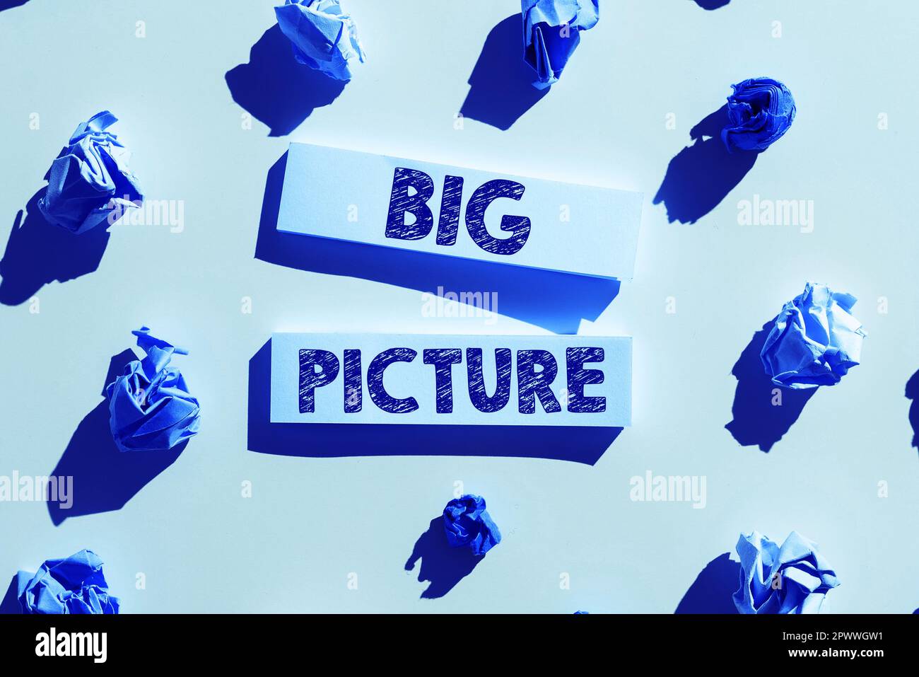 Conceptual display Big Picture, Concept meaning most important facts ...