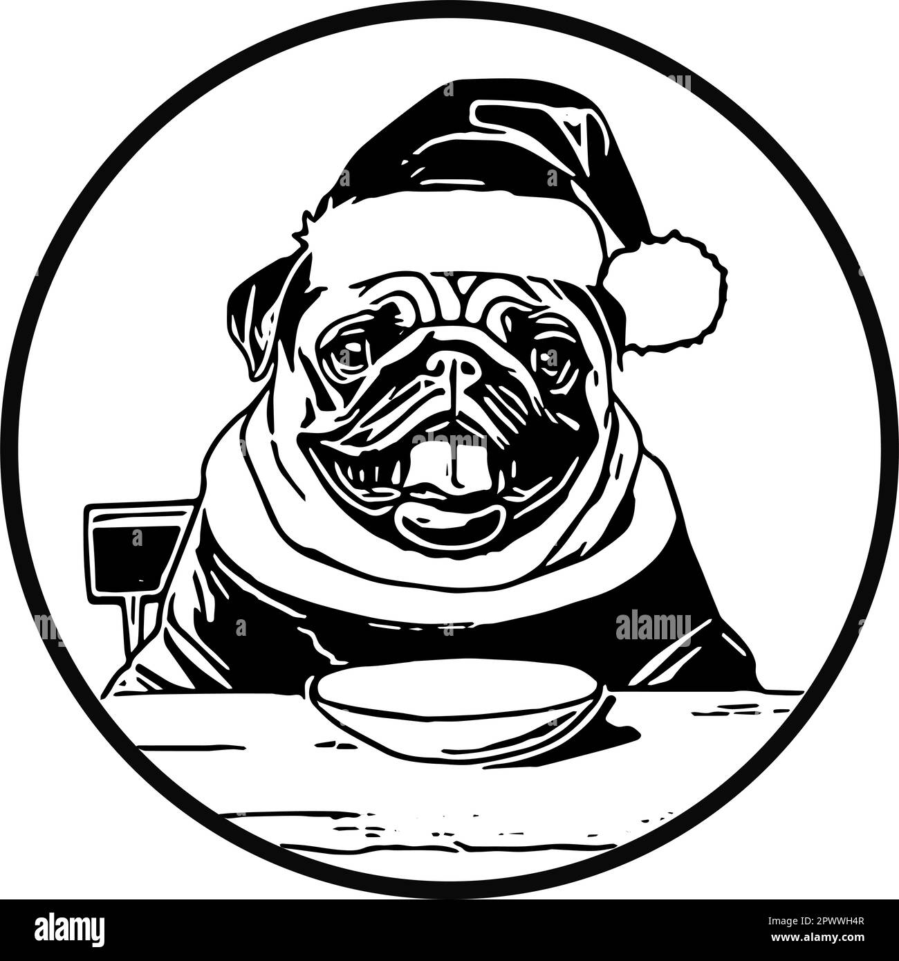 Transparent dog silhouette Stock Vector Images - Alamy