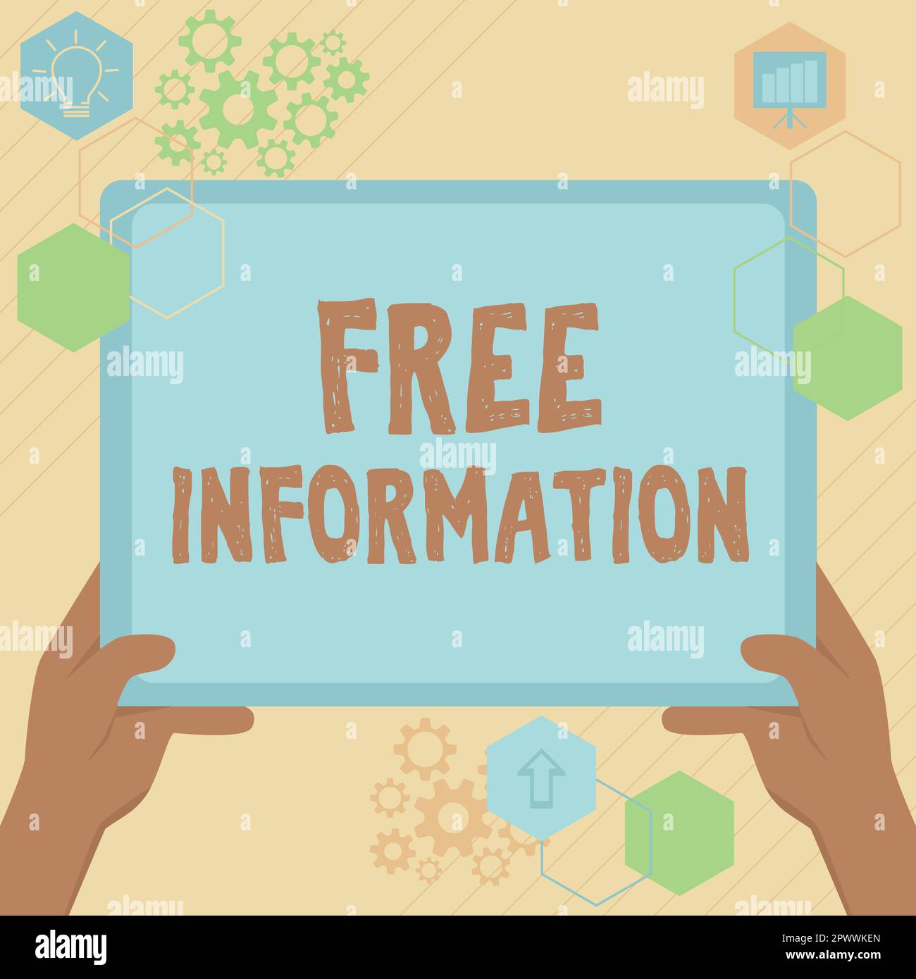 Inspiration showing sign Free Information, Business approach knowledge ...