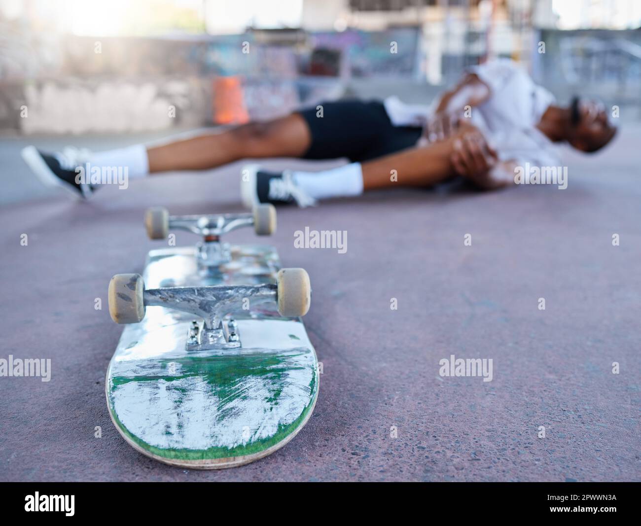 Stunt leg hi-res stock photography and images - Alamy